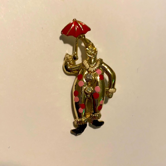 Jewelry | Vintage Clown Brooch | Poshmark